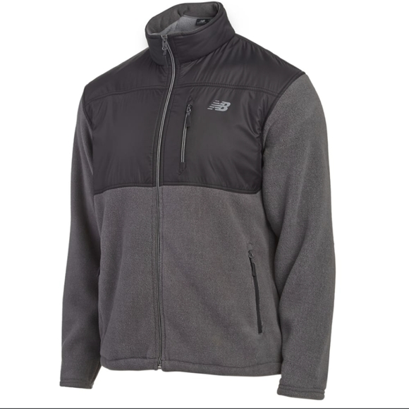 New Balance | Jackets & Coats | New Balance Mens Sherpa Fleece Full Zip ...
